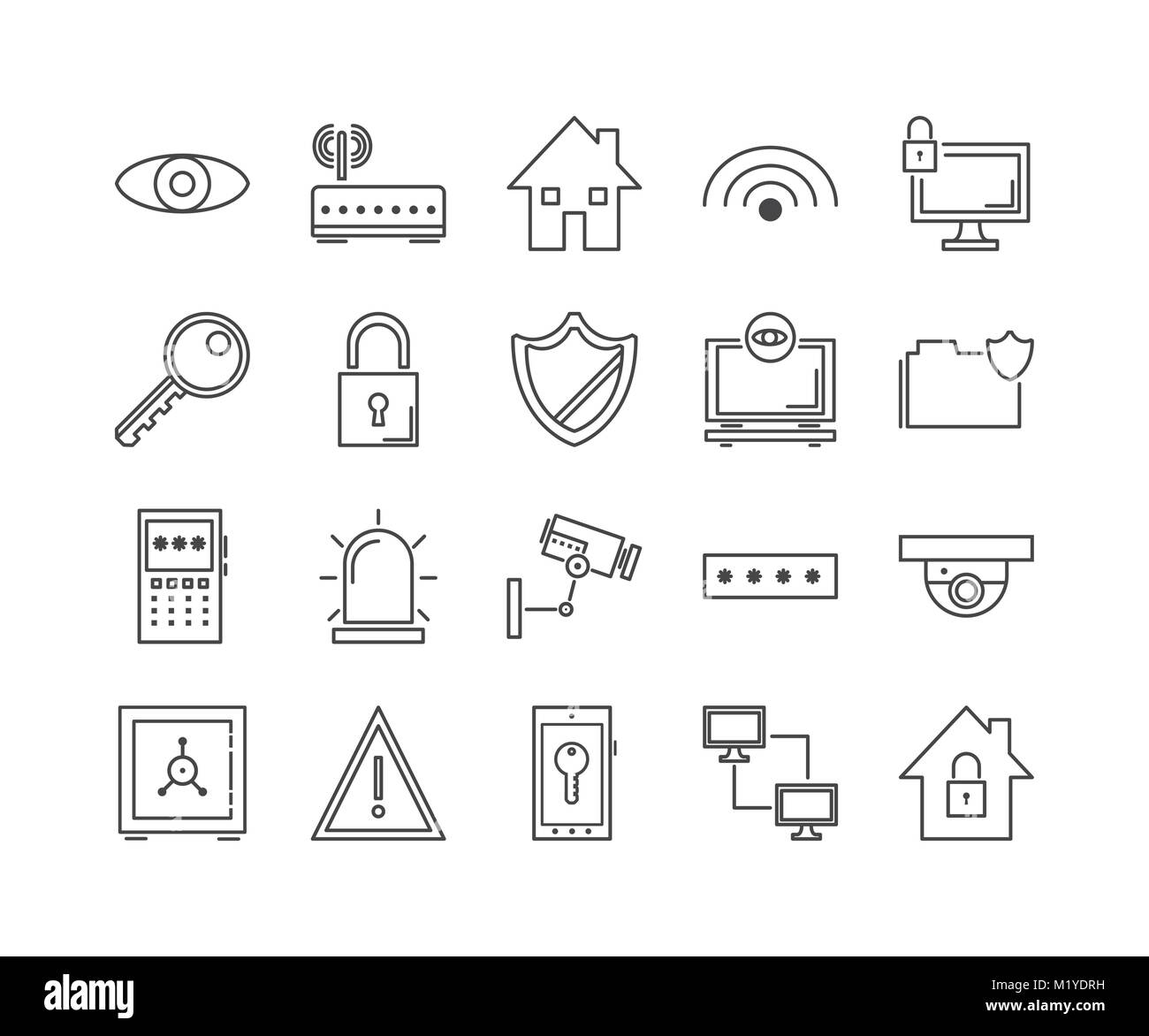 Security surveillance camera padlock Cut Out Stock Images & Pictures ...