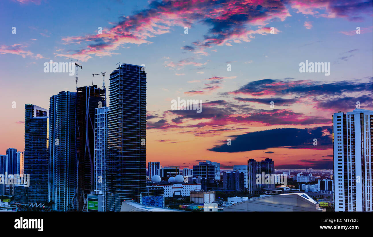 Dark towers skyline hi-res stock photography and images - Alamy