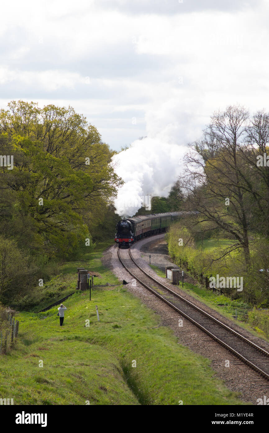 First ever steam railway locomotive hi-res stock photography and images ...