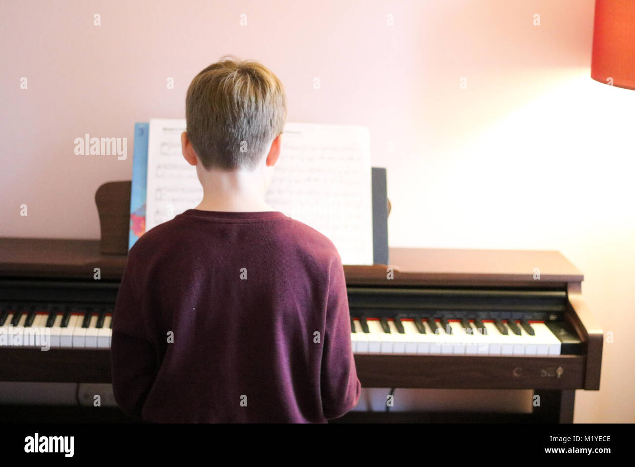 Playing Piano Behind Stock Photos & Playing Piano Behind Stock Images ...