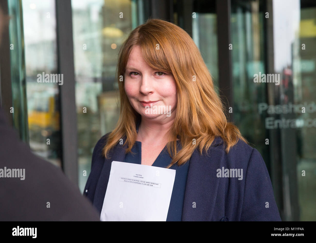 General Secretary of the NUJ, Michelle Stanistreet, arrives at ...