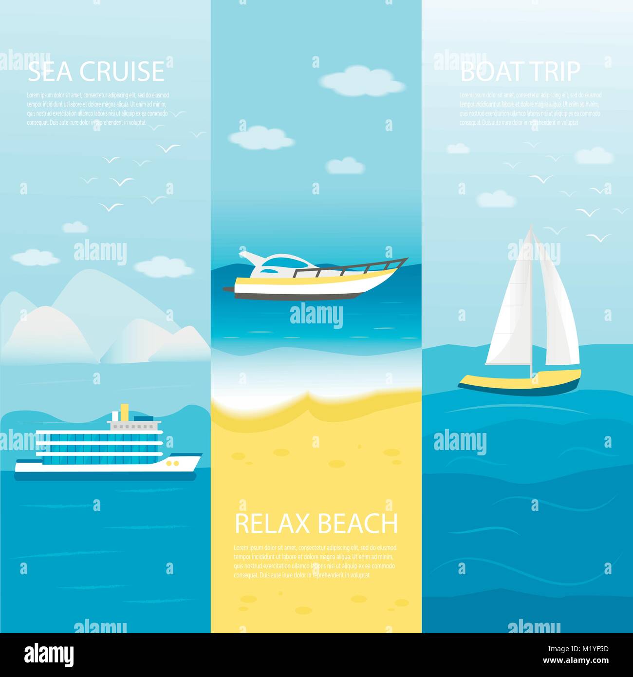 Luxury yacht Stock Vector Images - Alamy