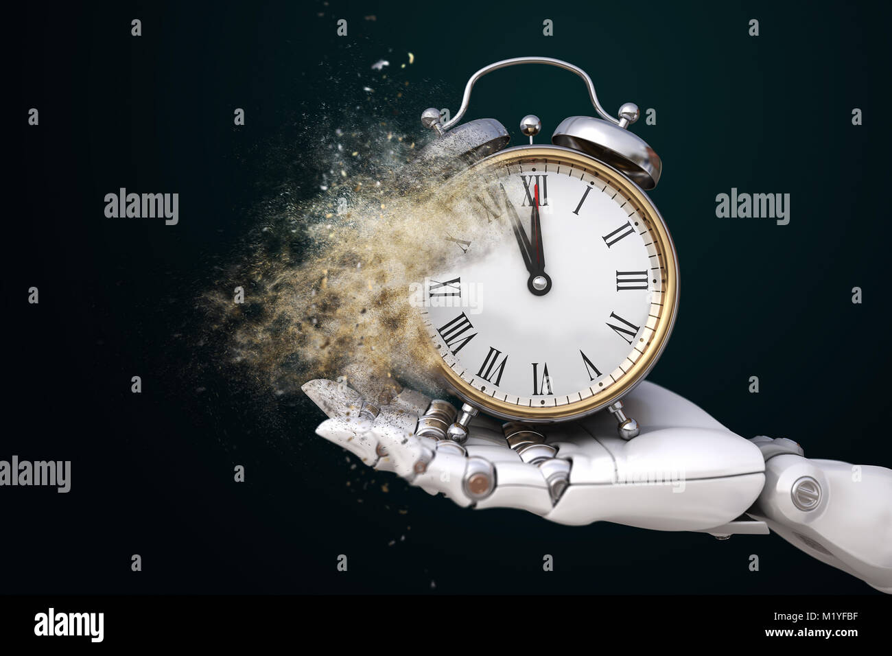 Shattered clock hi-res stock photography and images - Alamy