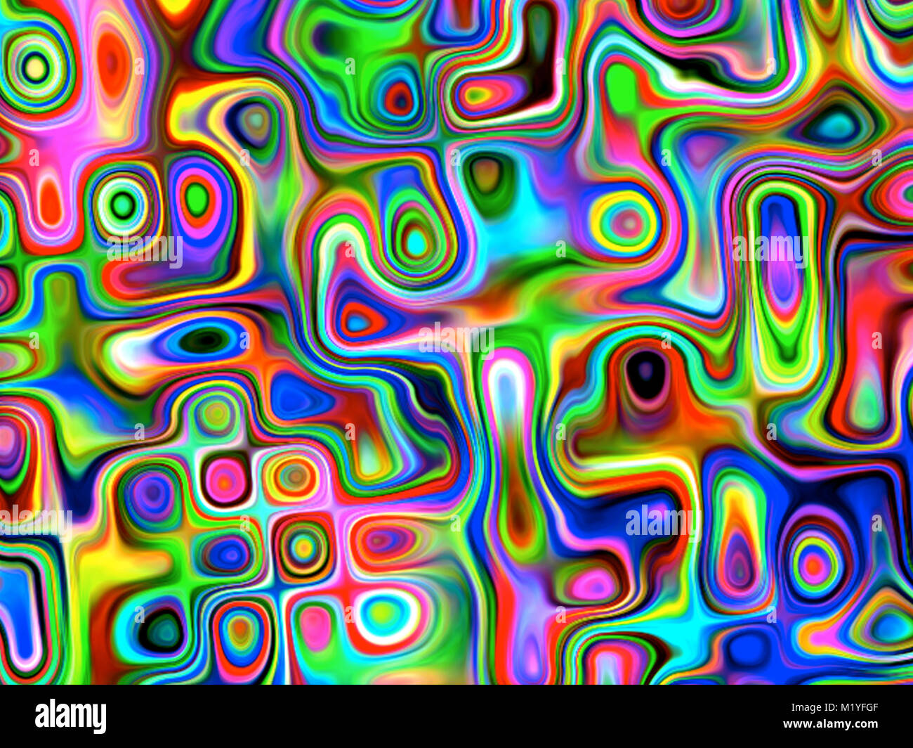 Abstract advertising artistic futuristic creative multicolored artwork ...