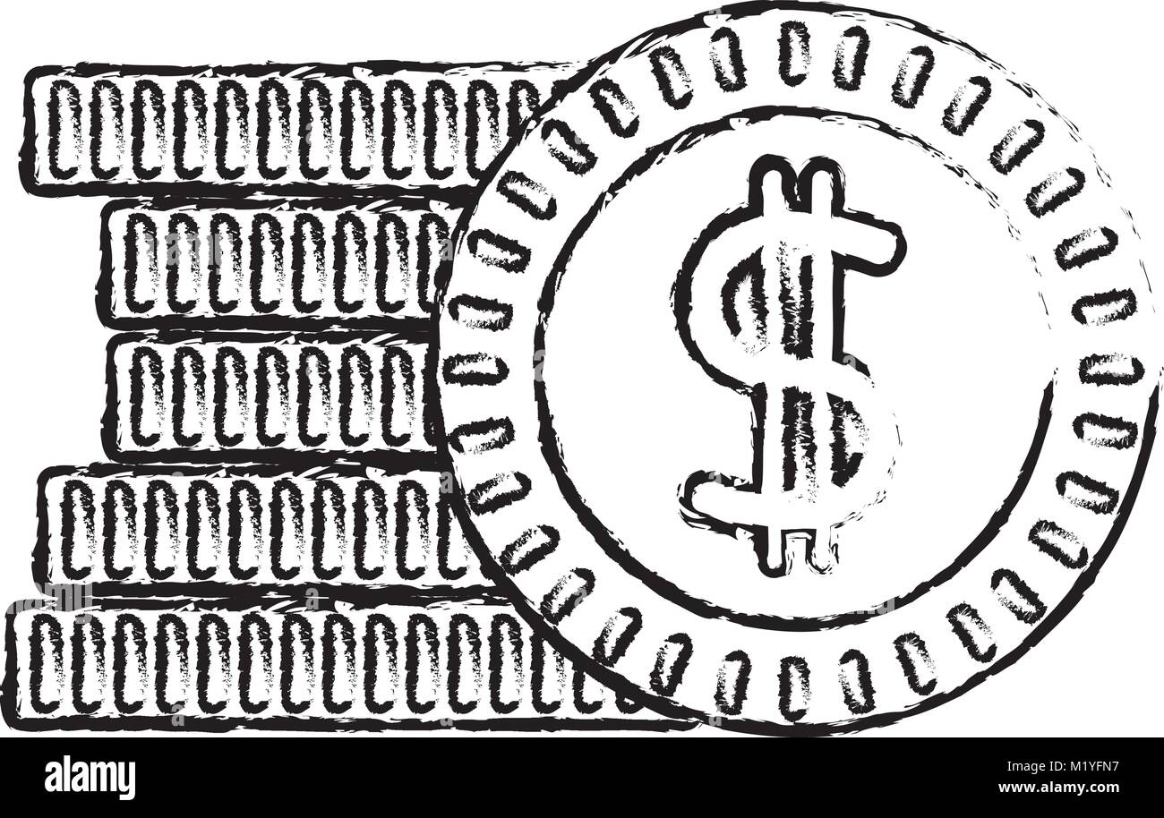 Isolated coins design Stock Vector Image & Art - Alamy