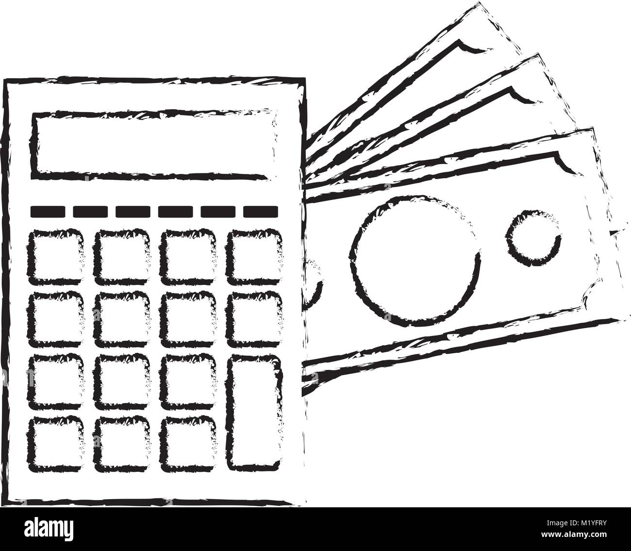 Value calculator Stock Vector Images - Alamy