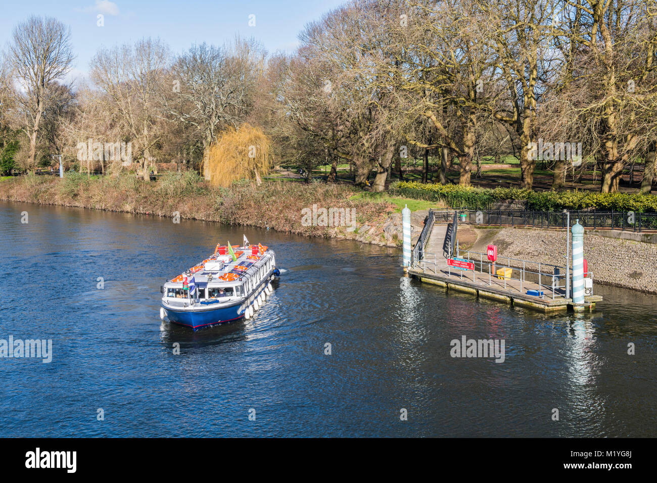 The Princess Katharine Passenger Ferry on the River Taff Cardiff ...