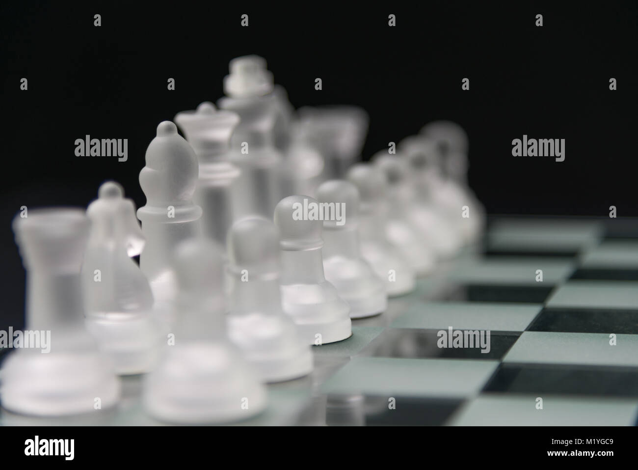 glass chess pieces Stock Photo - Alamy