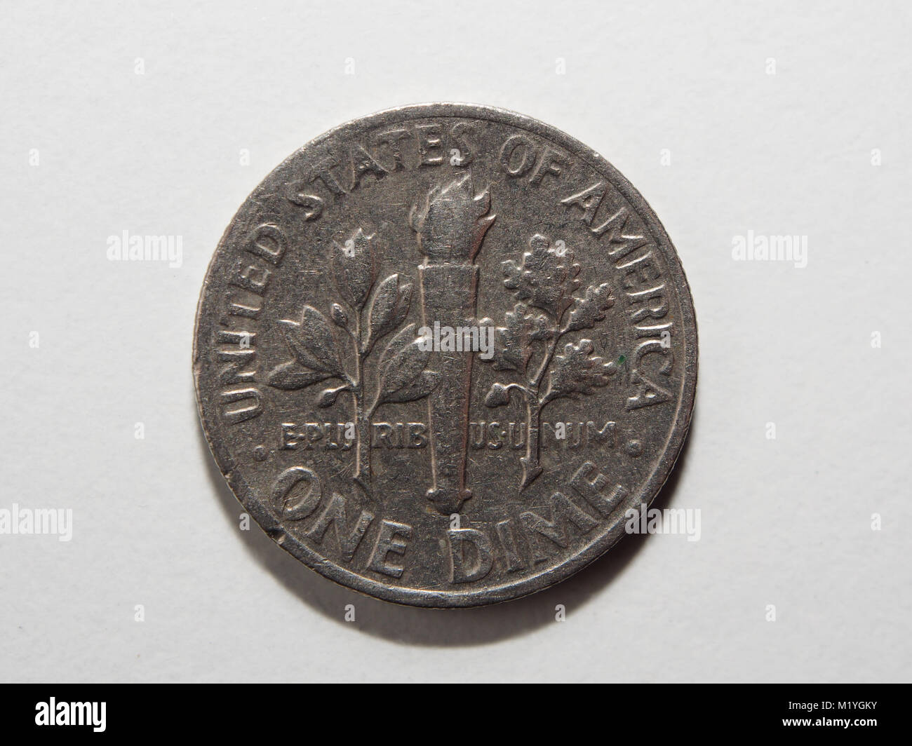 a 1968 USA Roosevelt one Dime coine Stock Photo - Alamy