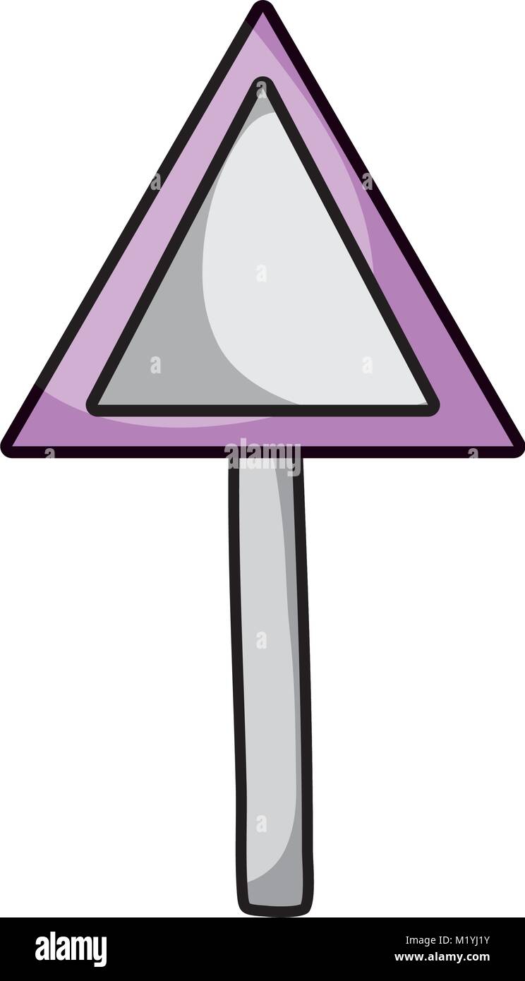 Empty warning triangle Stock Vector Images - Alamy