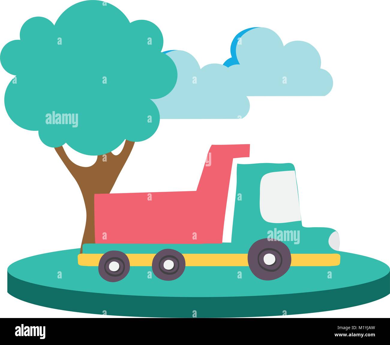 Dumptruck dumping hi-res stock photography and images - Alamy
