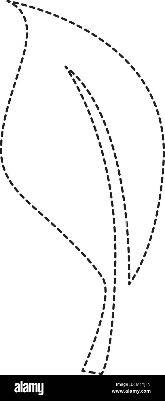 Tropical dotted leaf Stock Vector Images - Alamy