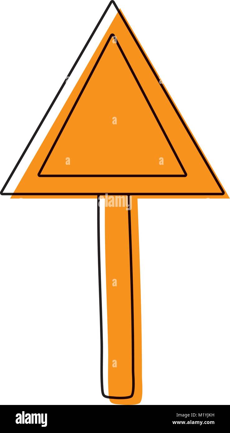 color triangle warning metal notices frame Stock Vector Image & Art - Alamy