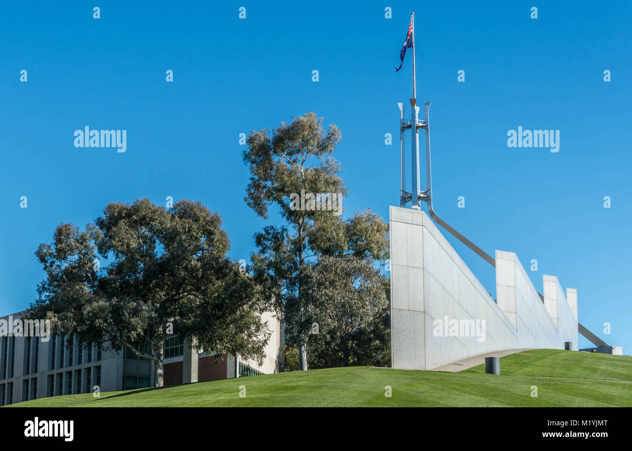 Australian Parliament Building in Canberra Stock Photo - Alamy