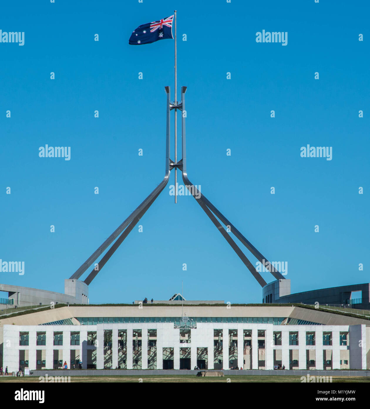 Australian Parliament Building in Canberra Stock Photo - Alamy