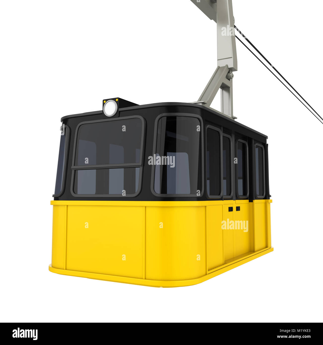 Yellow cable car elevator hi-res stock photography and images - Alamy