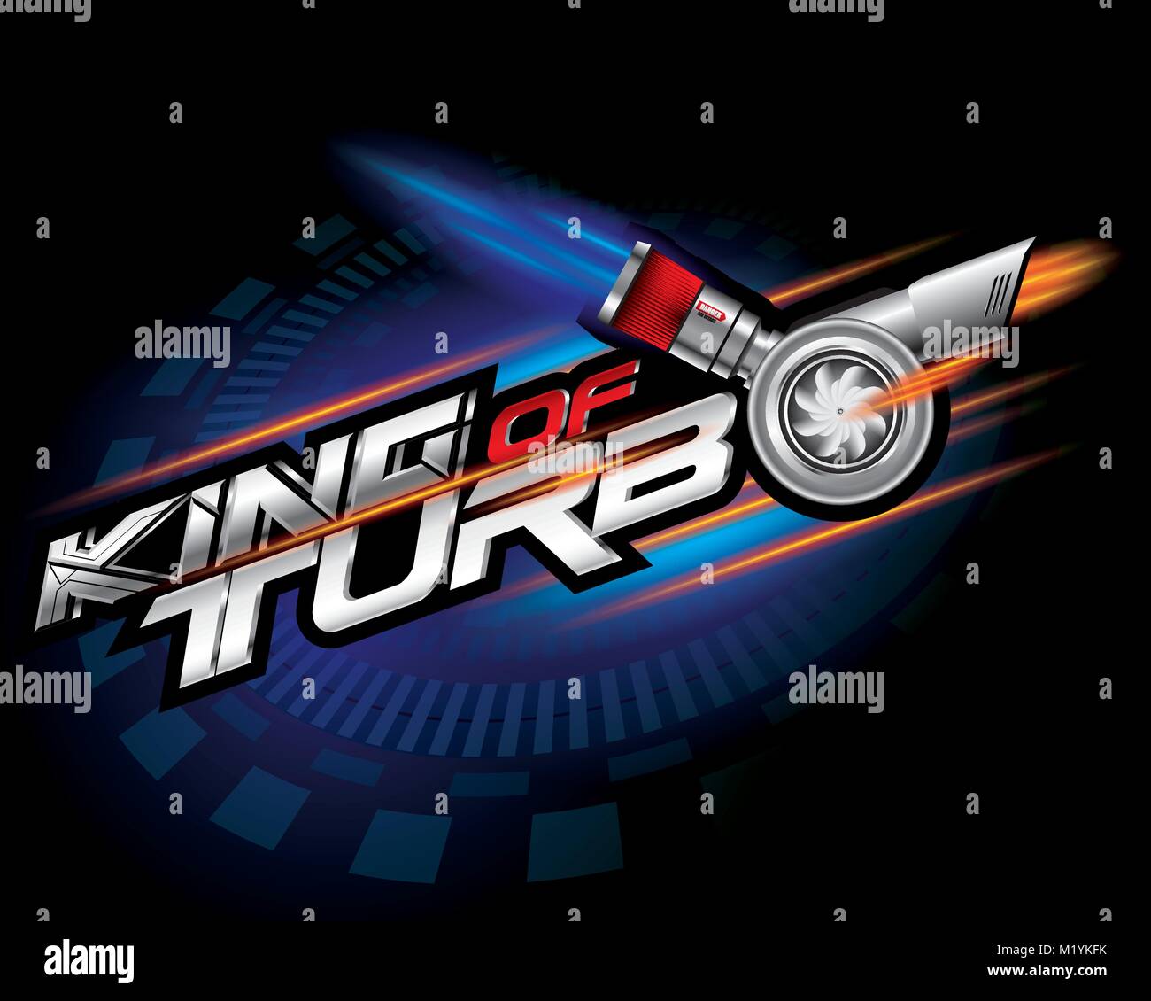 KING of TURBO ICON CONCEPT VECTOR Stock Vector Image & Art - Alamy