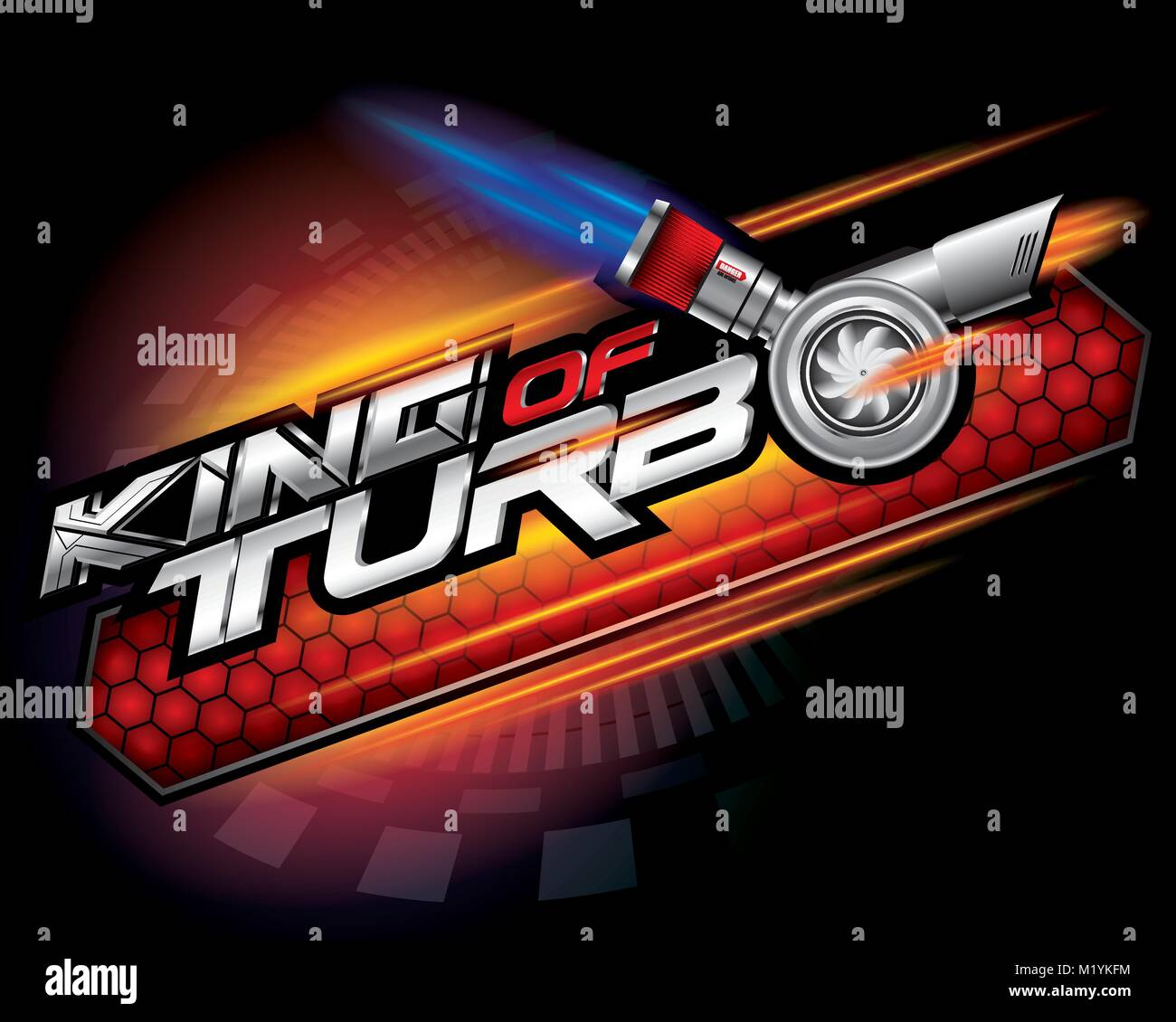 KING of TURBO ICON CONCEPT VECTOR Stock Vector Image & Art - Alamy