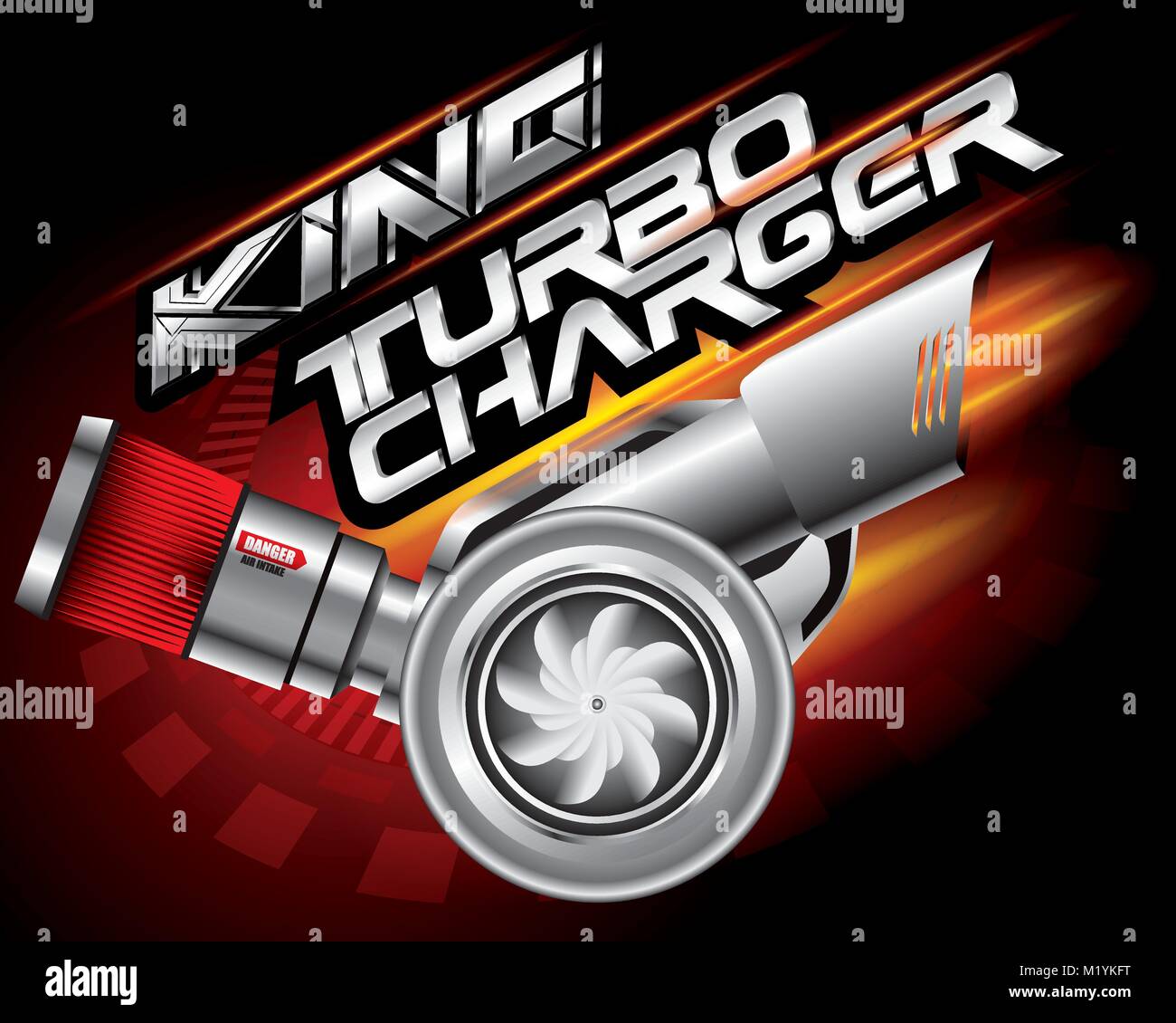KING TURBO CHARGER CONCEPT VECTOR Stock Vector Image & Art - Alamy