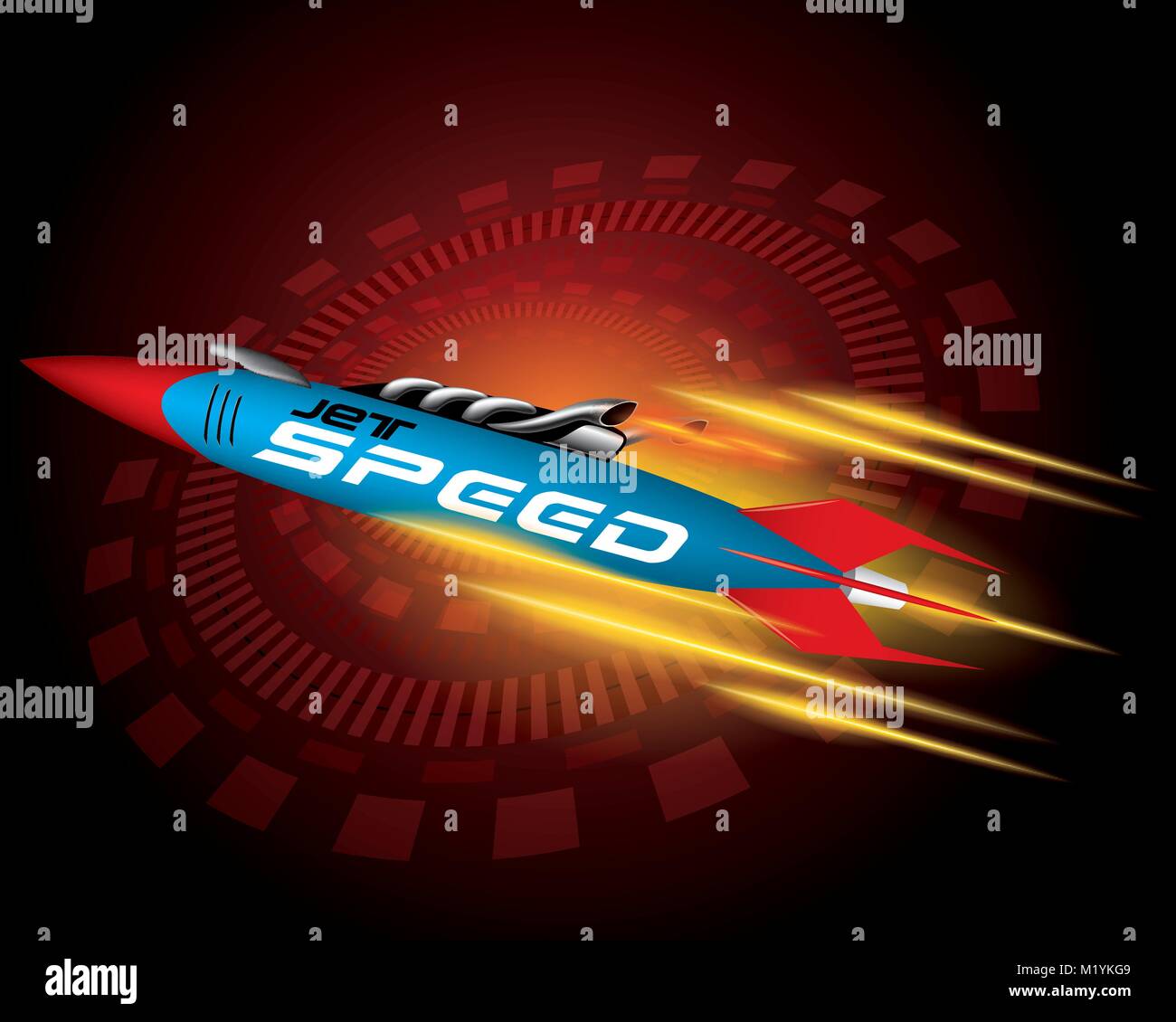 HI SPEED ROCKET CONCEPT VECTOR Stock Vector Image & Art - Alamy