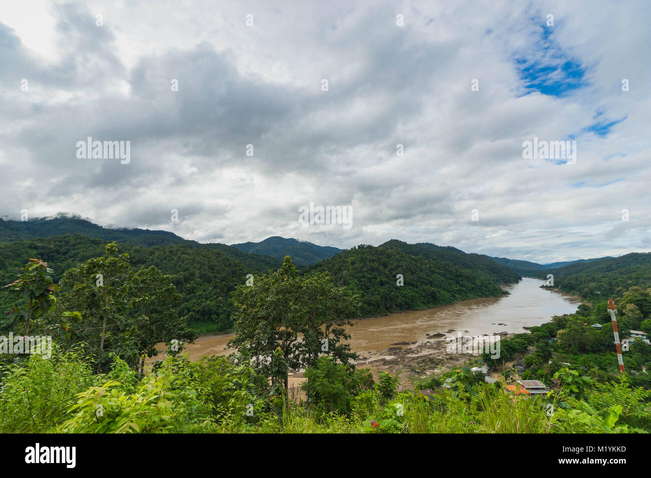Salween River Thailand Myanmar Border High Resolution Stock Photography ...