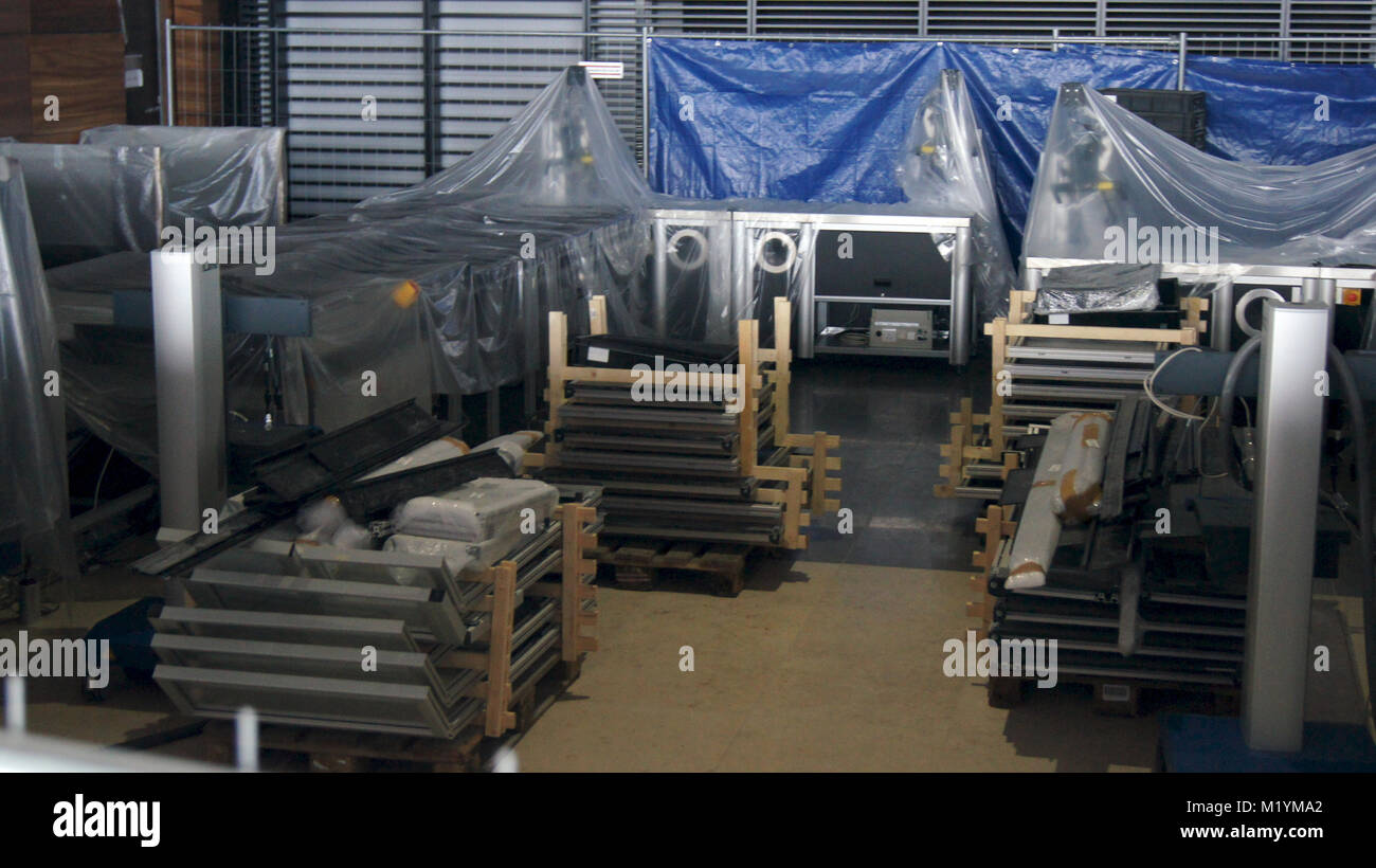 BERLIN, GERMANY - JAN 17th, 2015: Inside of the Berlin Brandenburg ...