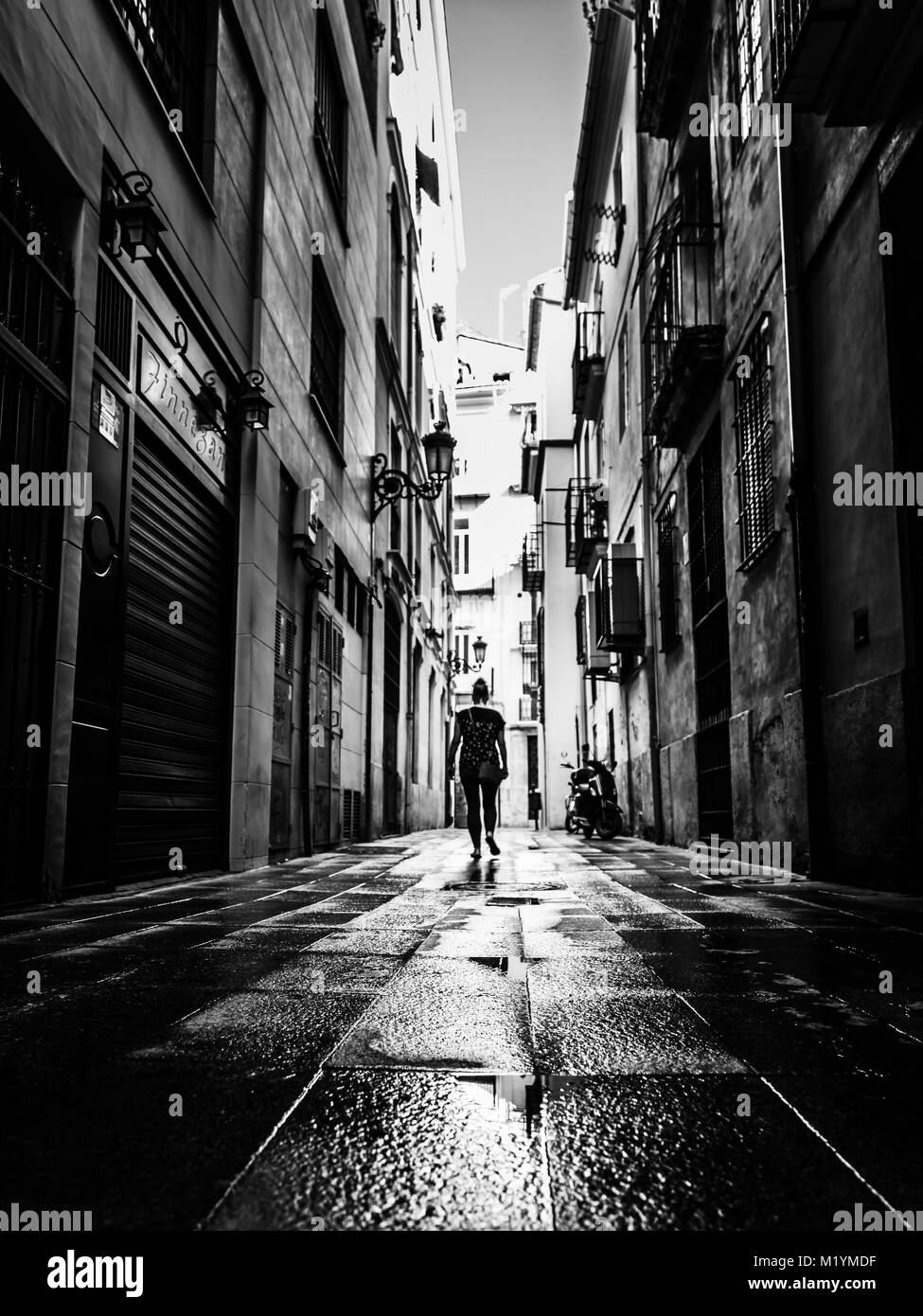 Pretty street art Black and White Stock Photos & Images - Alamy