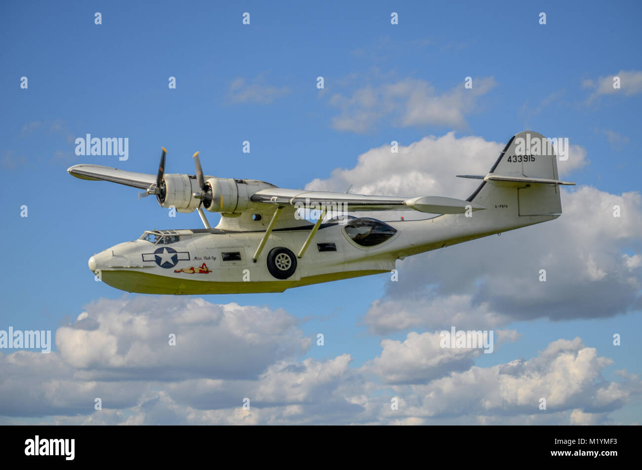 PBY Catalina in flight Stock Photo - Alamy