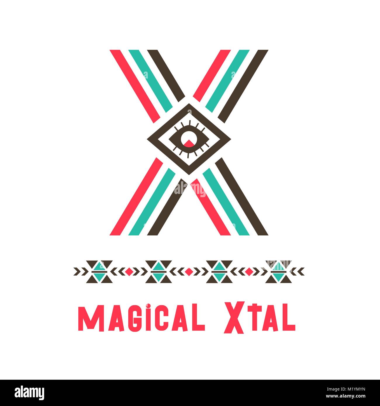 magical Xtal logo Stock Vector Image & Art - Alamy