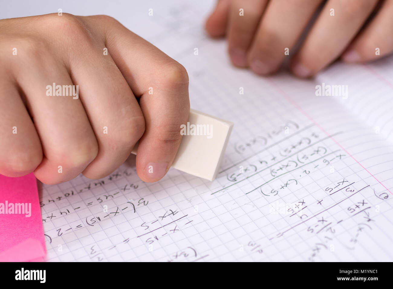 Hand Holding Eraser High Resolution Stock Photography and Images - Alamy