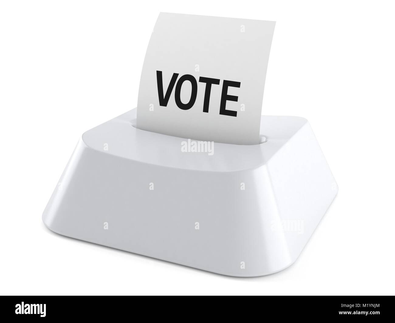 Online voting concept isolated on white background Stock Photo - Alamy