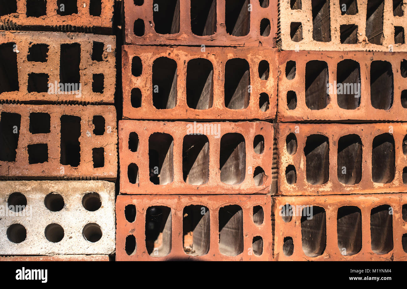 Stacked bricks hi-res stock photography and images - Alamy