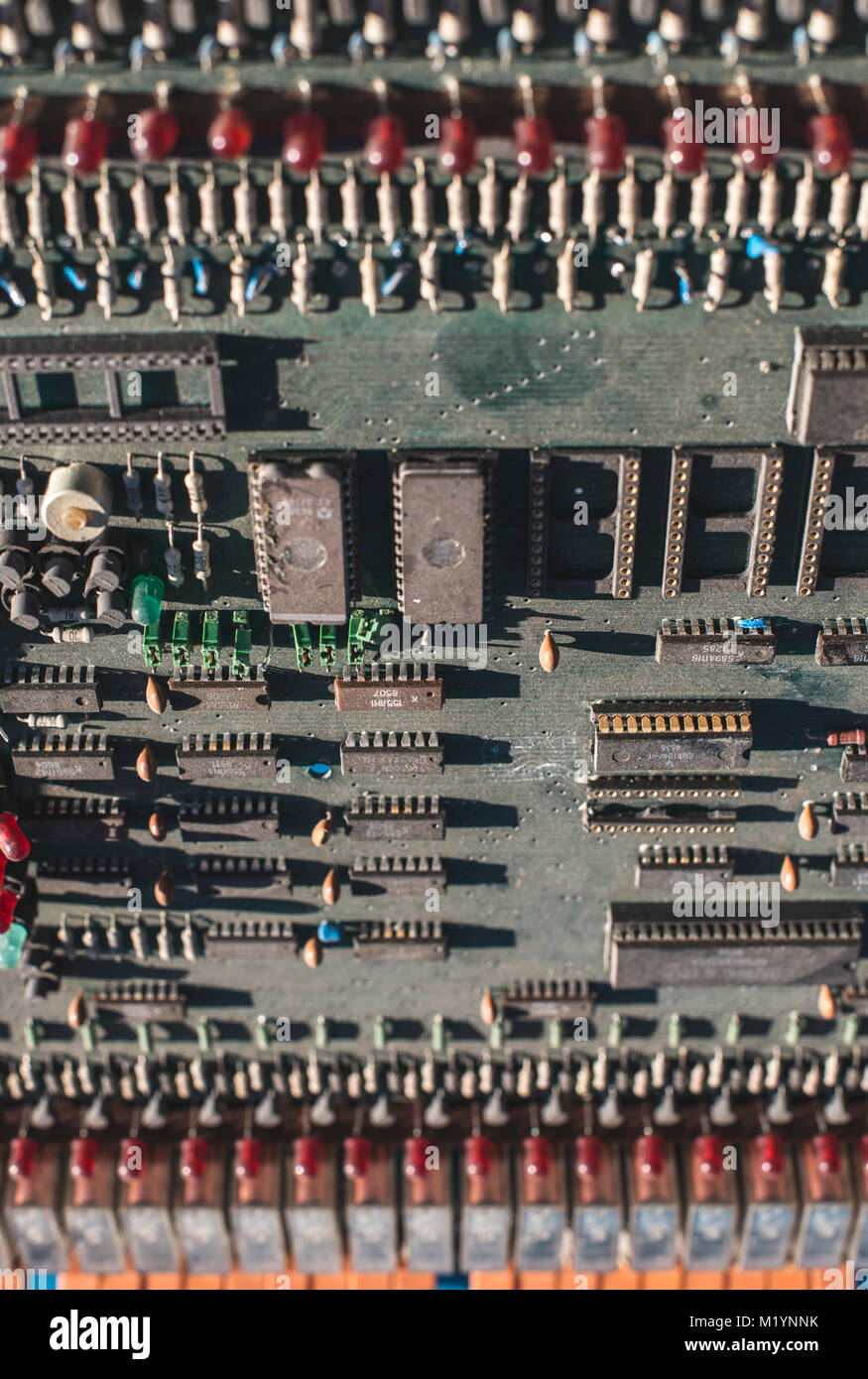 Old Device board Stock Photo - Alamy