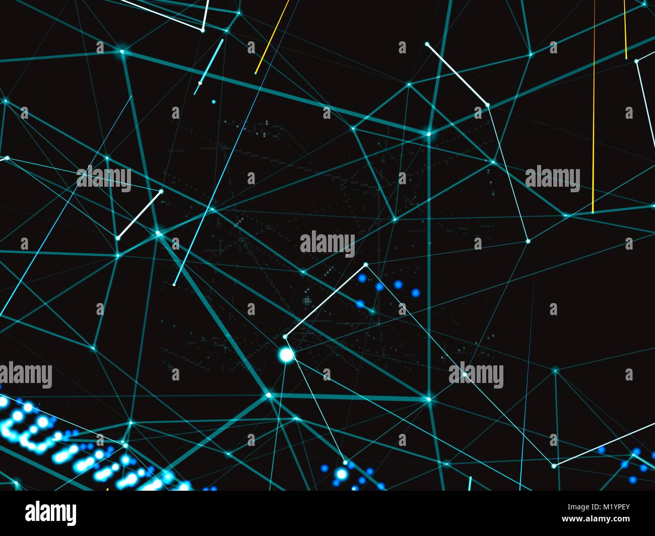 Digital representation of world. 3d illustration Stock Photo - Alamy