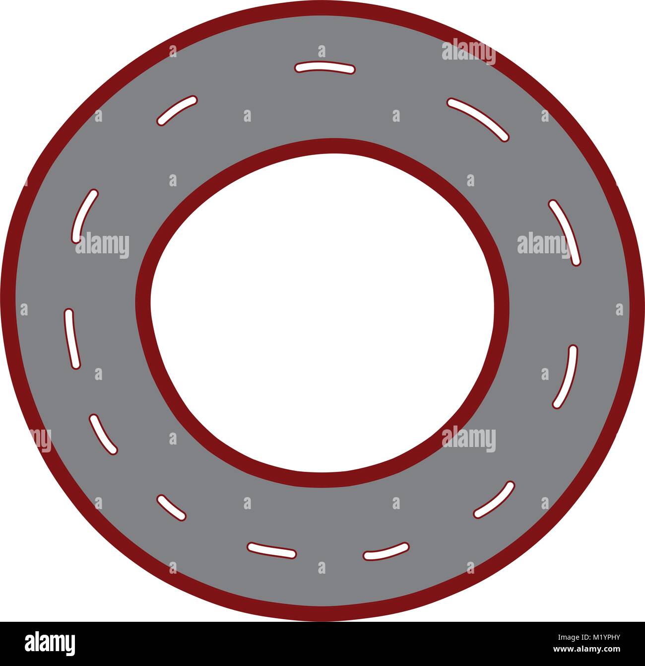 line color vehicle tire of rubber wheel design Stock Vector Image & Art ...