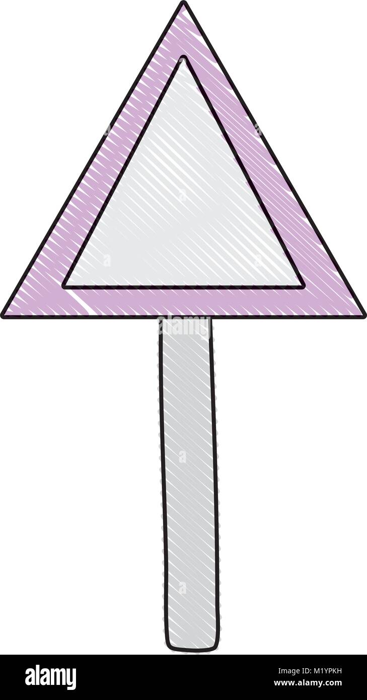 grated triangle warning metal notices frame Stock Vector Image & Art ...