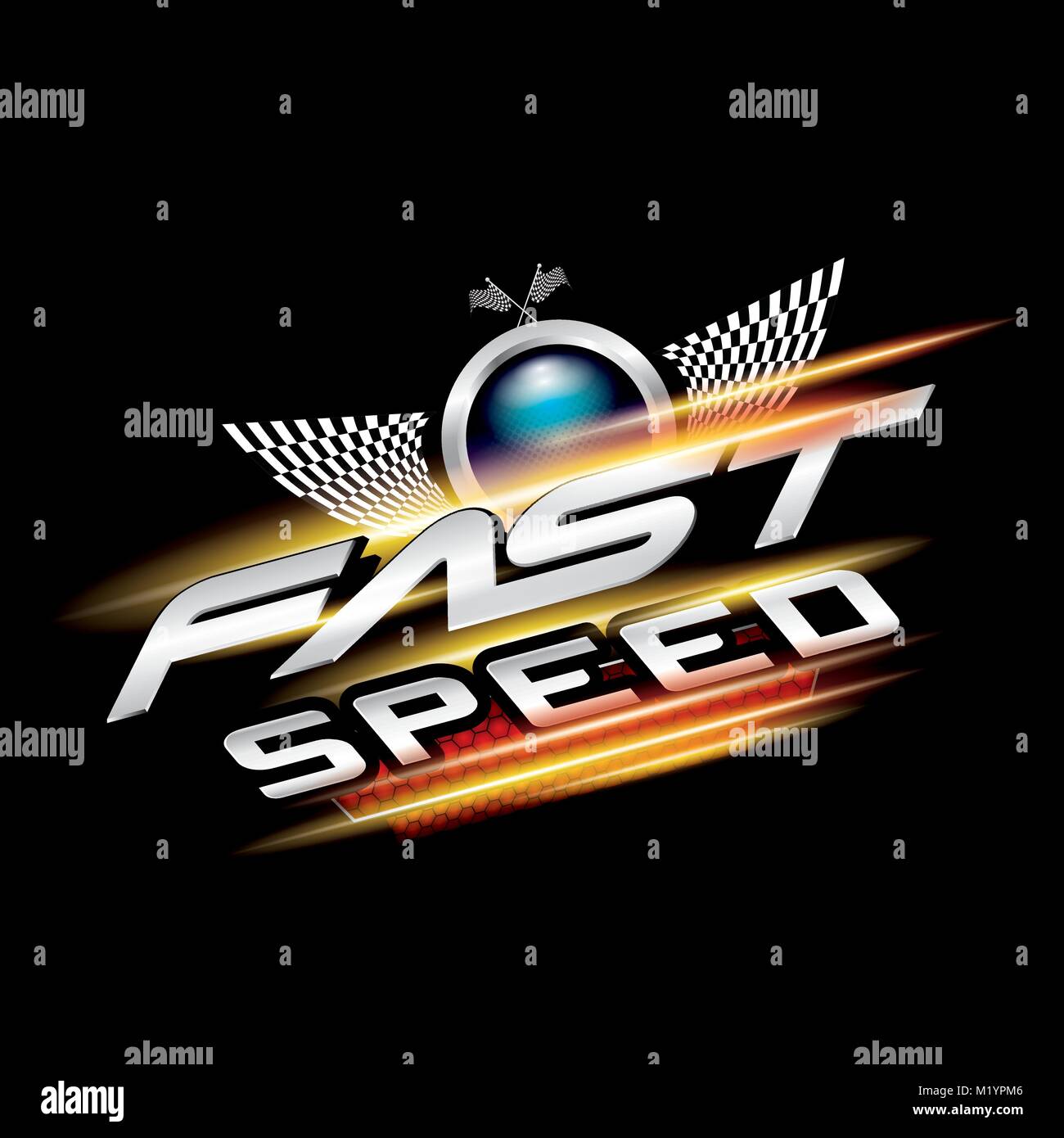 Fast speed logo concept vector Stock Vector Image & Art - Alamy