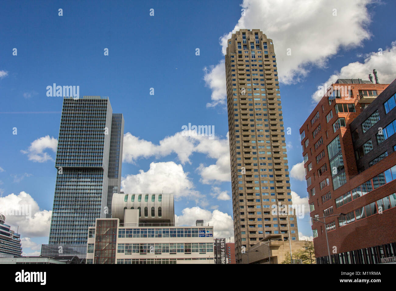 Unique and specific architecture of Rotterdam buildings Stock Photo - Alamy