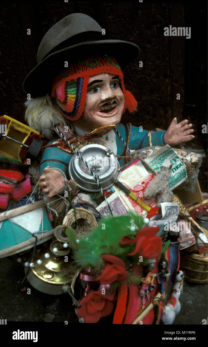 Bolivia. Ekeko figure, god of abondance Stock Photo - Alamy