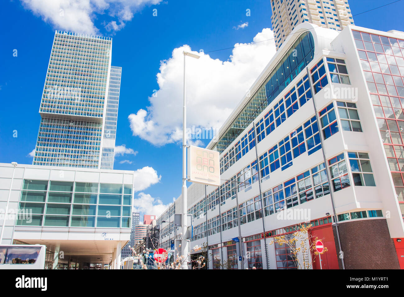 Unique and specific architecture of Rotterdam buildings Stock Photo - Alamy