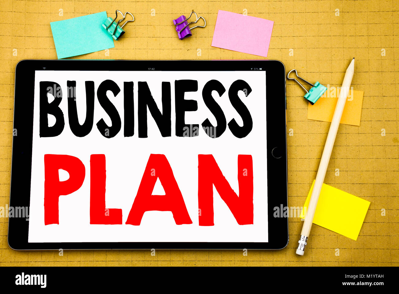 Hand writing text caption inspiration showing Business Plan Planning ...