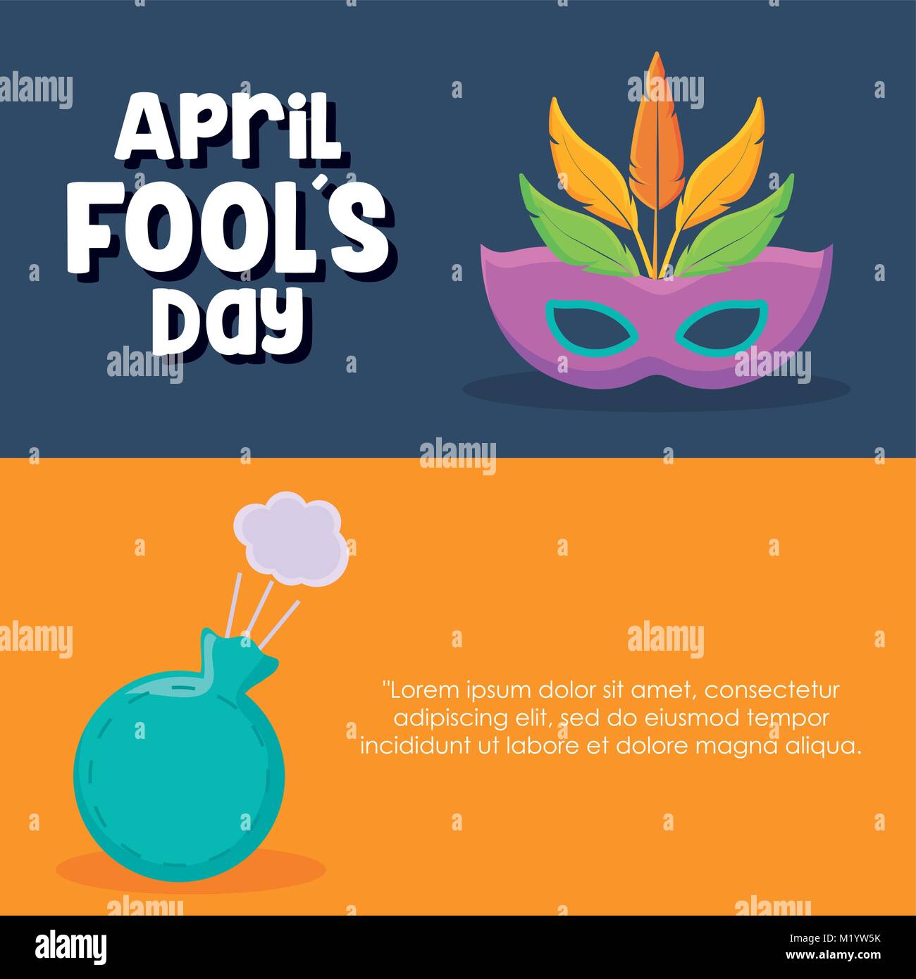 April fools day design Stock Vector Image & Art - Alamy