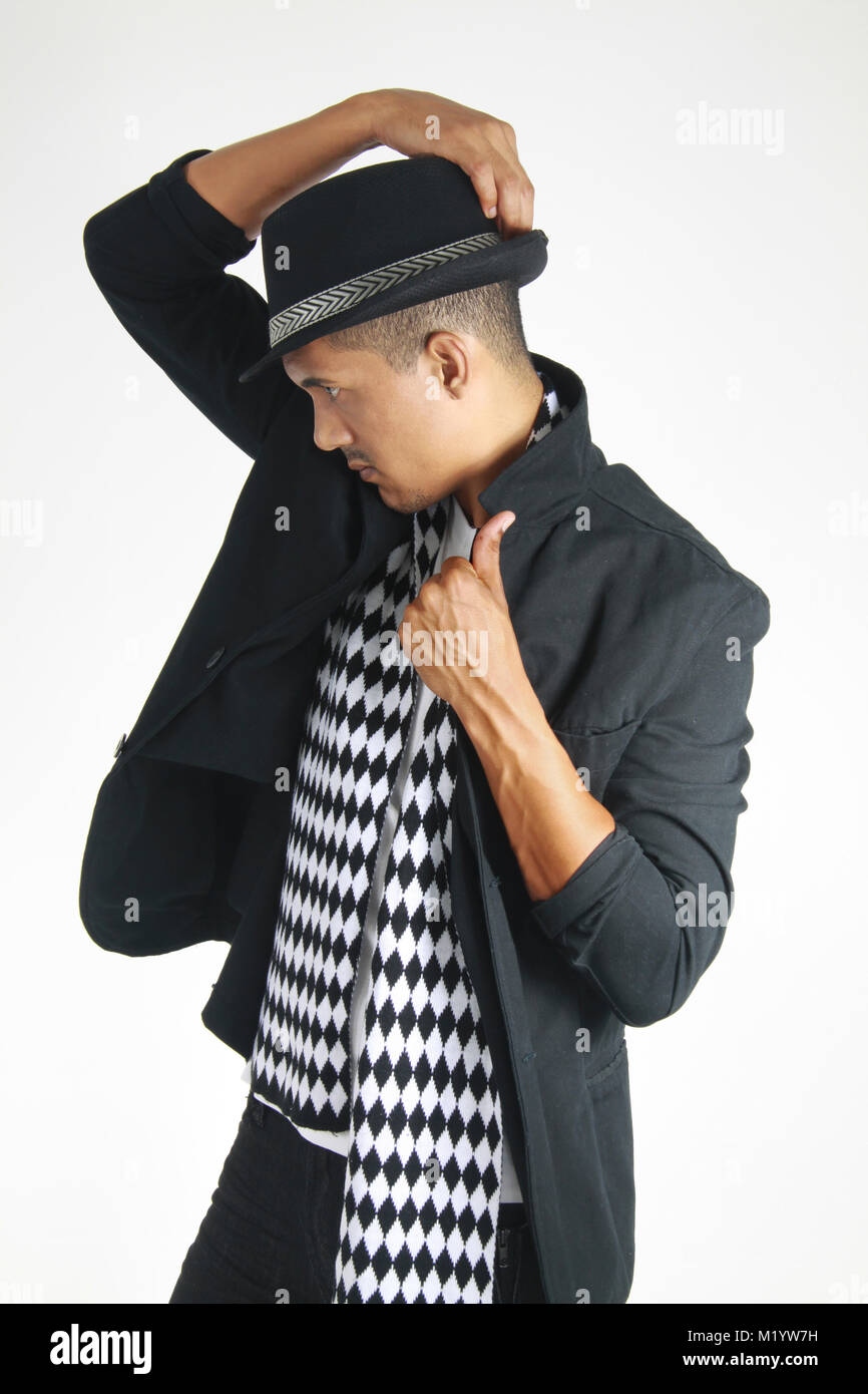 Gangster pose hi-res stock photography and images - Alamy