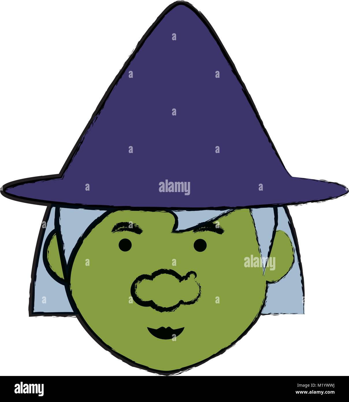 cartoon witch icon image Stock Vector Image & Art - Alamy