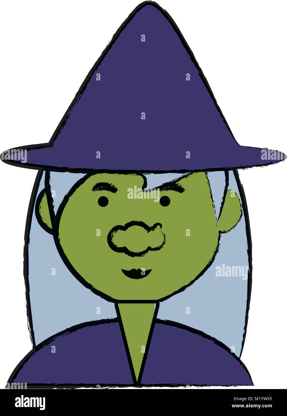 cartoon witch icon image Stock Vector Image & Art - Alamy