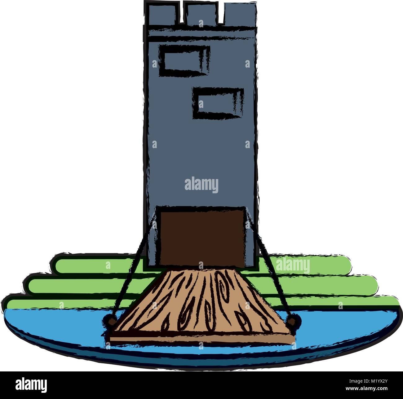 Medieval castle tower icon Stock Vector Image & Art - Alamy