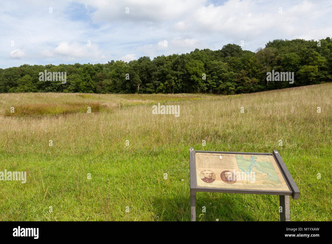 View up Bolivar Heights from Schoolhouse Ridge valley, part of the 1862 ...