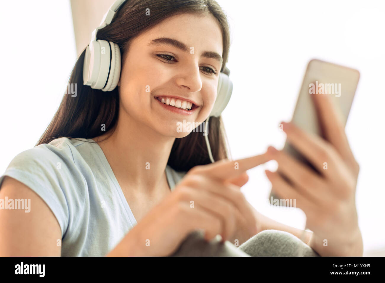 Choosing to listen hi-res stock photography and images - Alamy