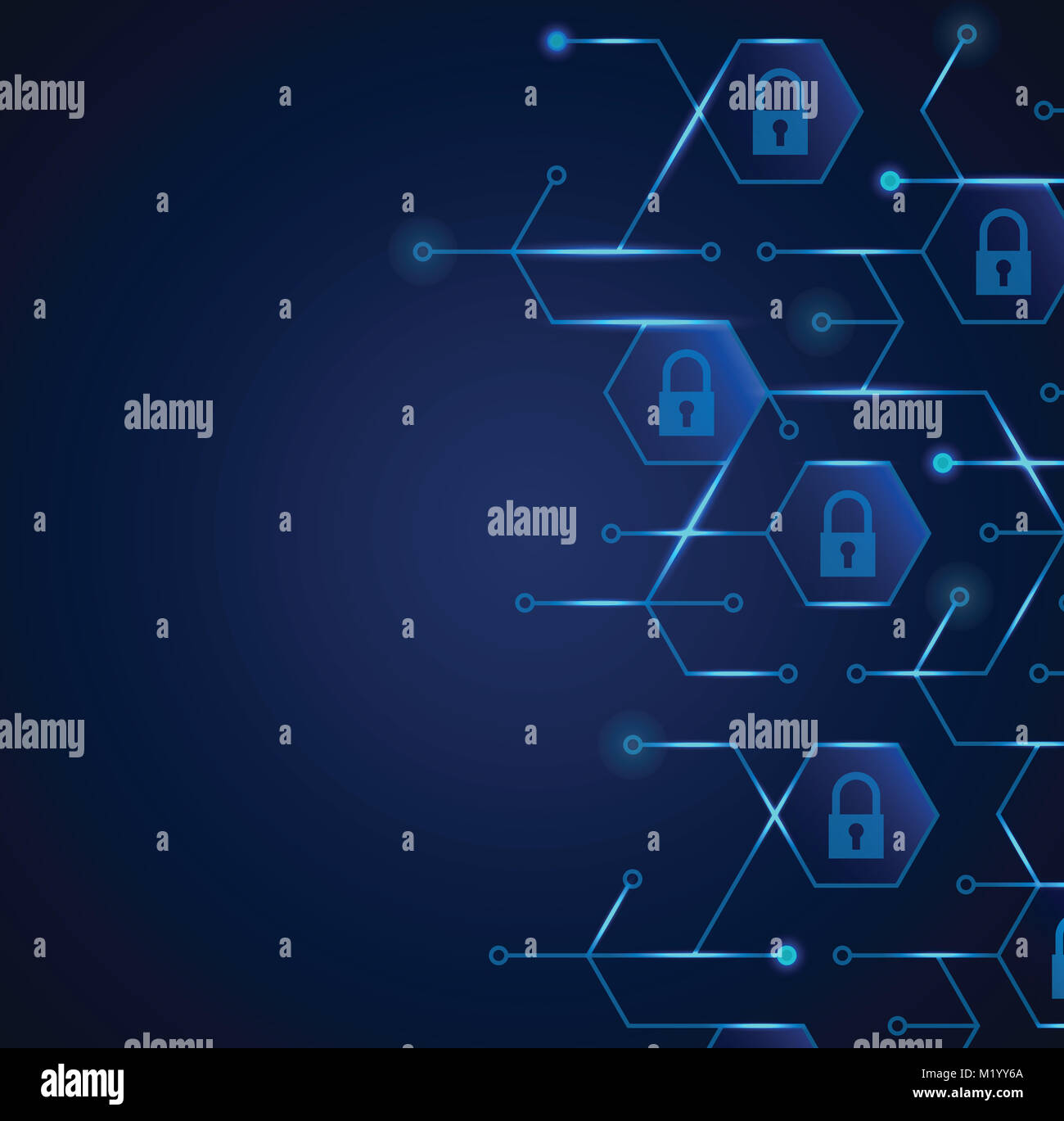 Protection background. Technology security Stock Photo - Alamy