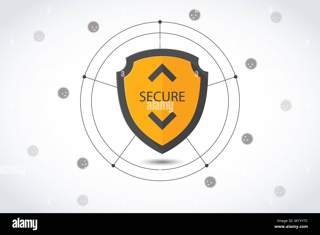 Protection background. Technology security Stock Photo - Alamy